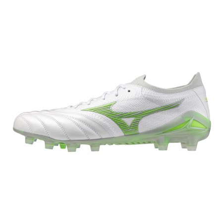 M8397 รองเท้าสตั๊ด รองเท้าฟุตบอล Mizuno MORELIA NEO IV BETA JAPAN -White/neon green/cool gray 3c