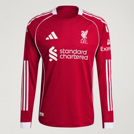 A8627 เสื้อฟุตบอล ADIDAS Liverpool FC 25/26 Long Sleeve Home Authentic ...