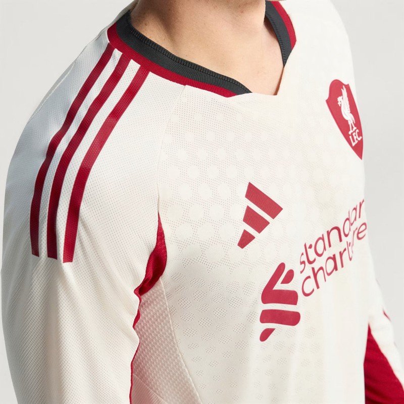 A8641 เสื้อฟุตบอล ADIDAS Liverpool FC 25/26 Long Sleeve Away Authentic ...